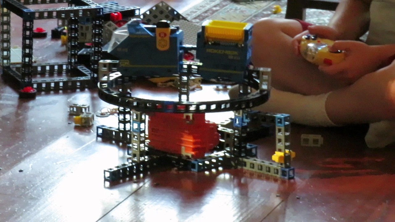 Rokenbok monorail turntable - YouTube