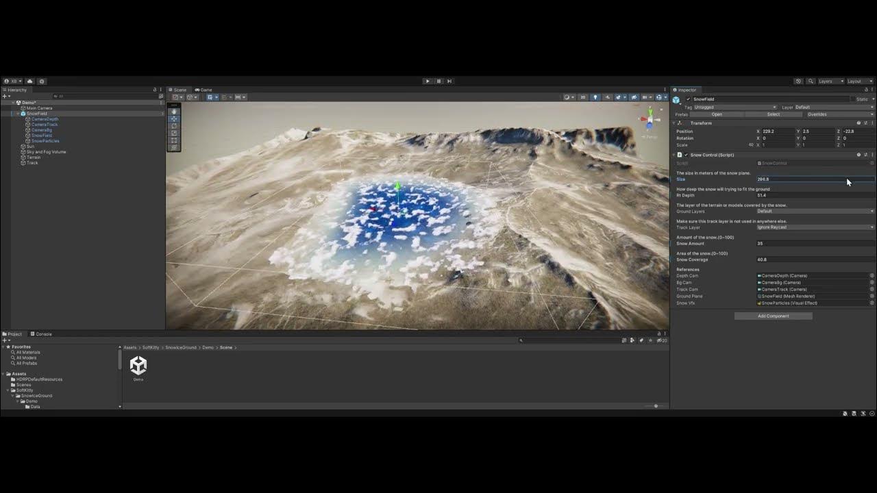 【Unity Shader】Snow & Ice Ground TachDetail - YouTube