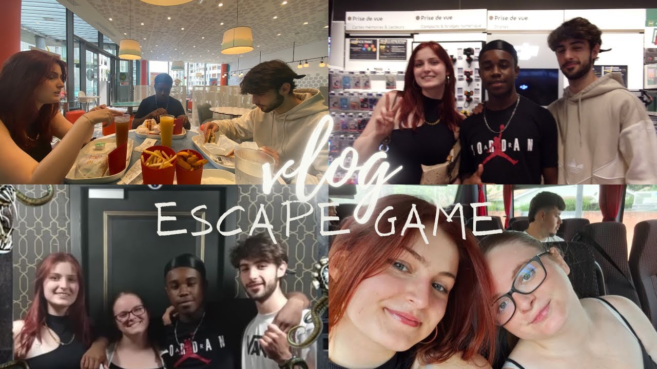 VLOG 14 ! Escape game !!! - YouTube