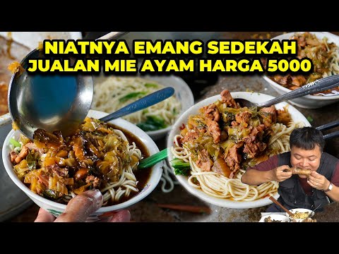 SENGAJA JUALAN MIE AYAM HARGA 5000 BIAR ORANG-ORANG YANG GAK MAMPU BISA MAKAN ENAK!