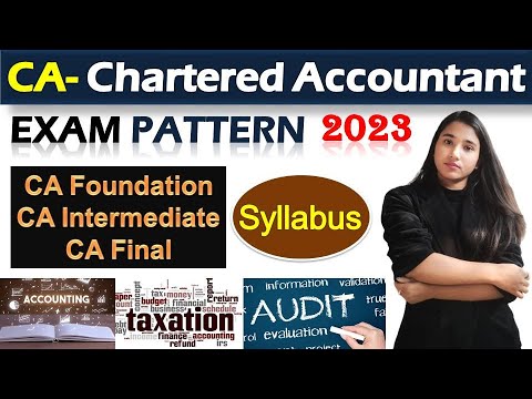 CA Exam Pattern | CA Syllabus 2023 | CA Foundation, Intermediate, Final ...