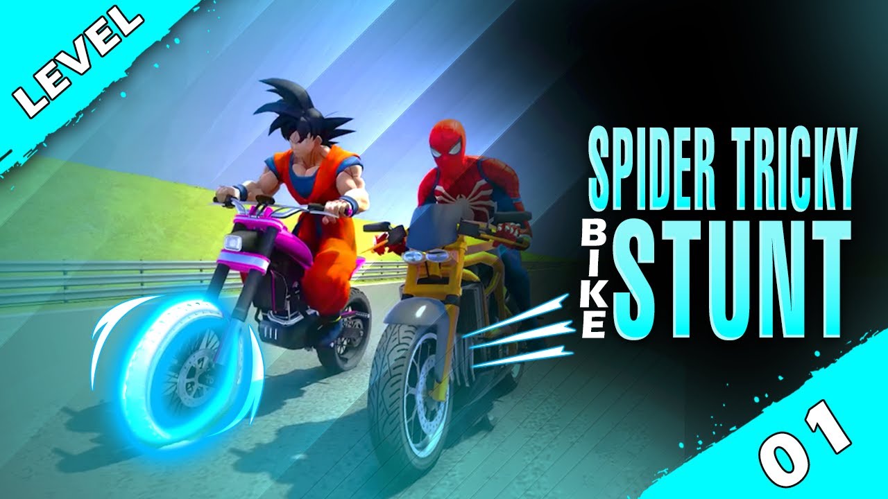 Spider Tricky Bike Stunts Race LEVEL 01 Mastering the Spider Tricky ...
