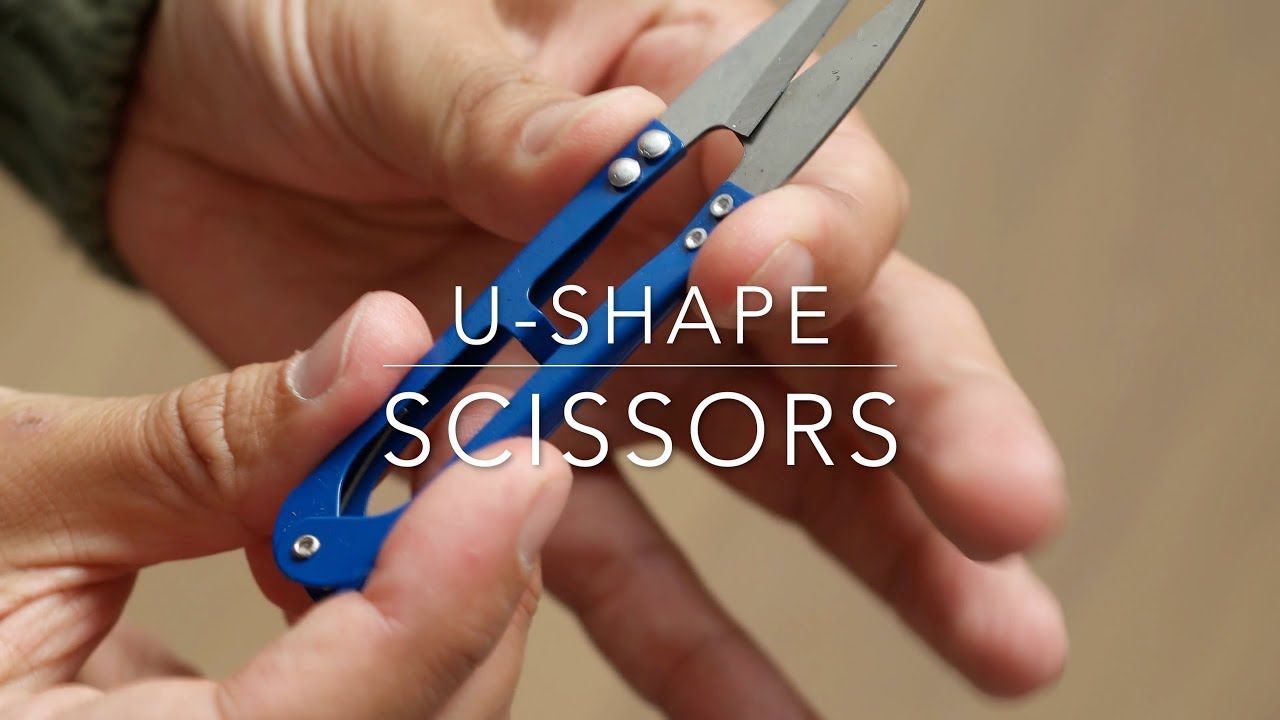 U-shape scissors - YouTube
