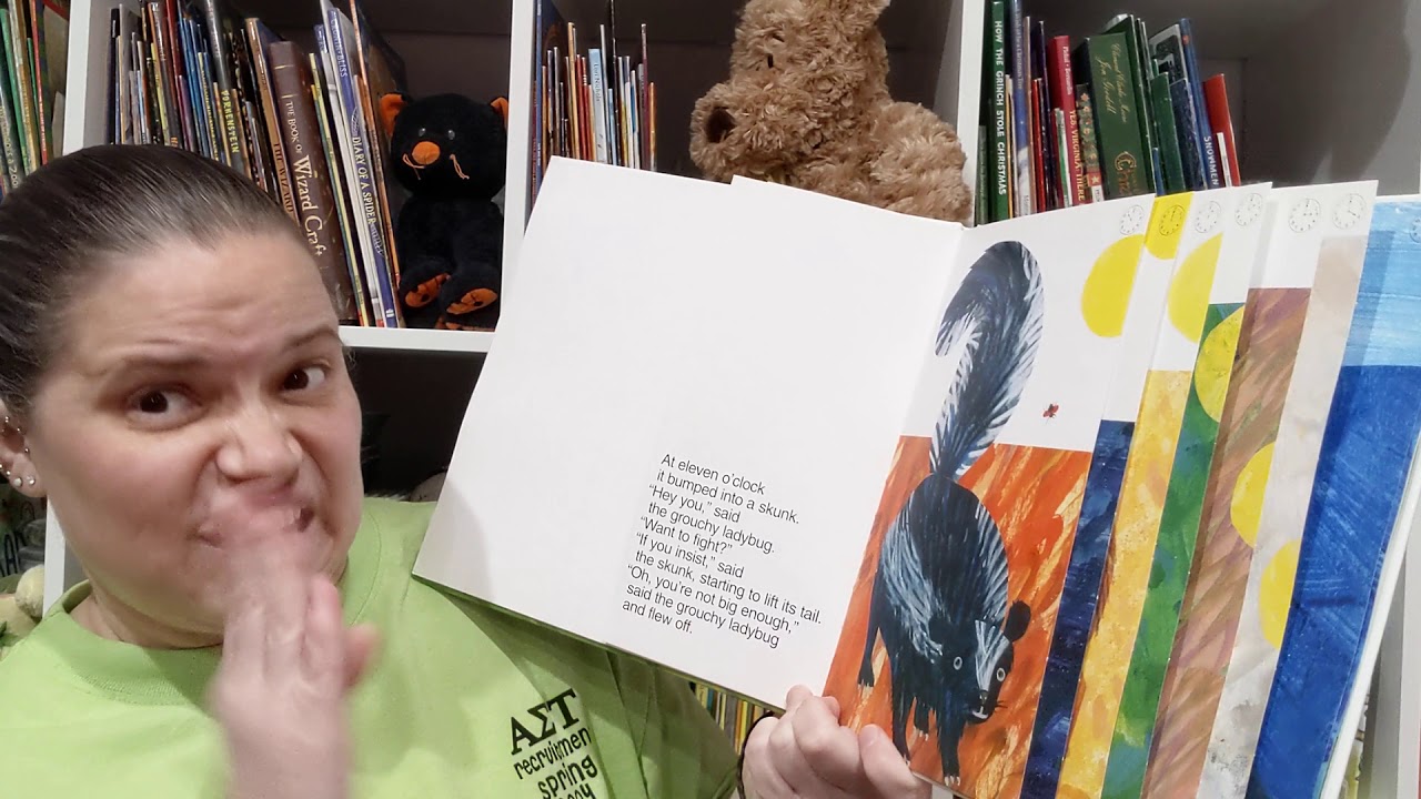 Ms. Weaver's Read-aloud: "The Grouchy Ladybug" - YouTube