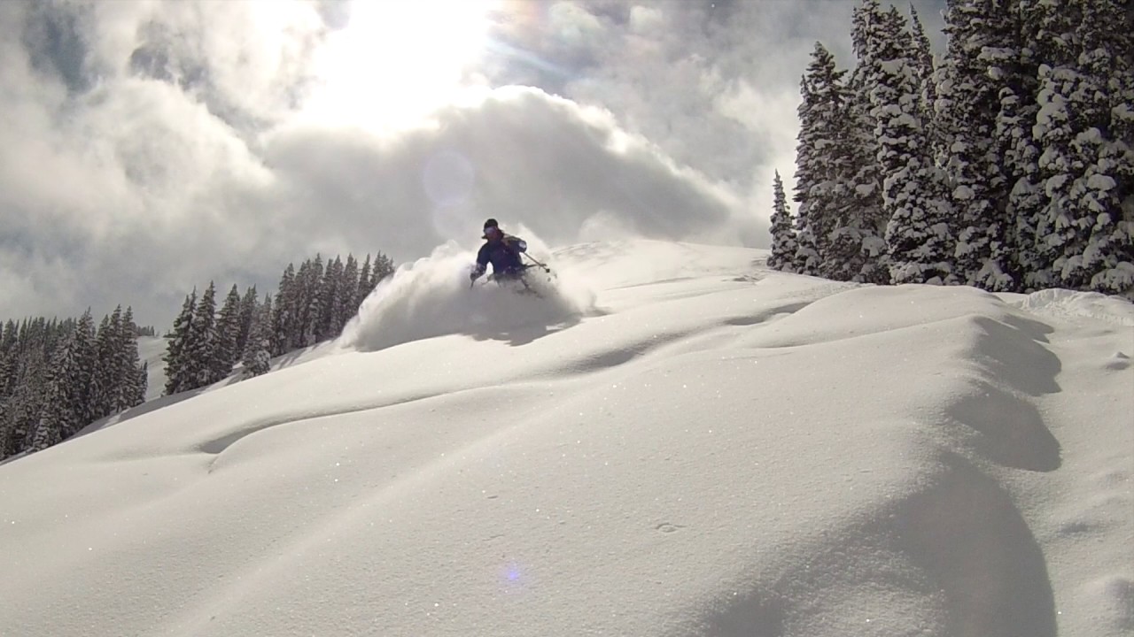 Park City Backcountry Powder Skiing - YouTube