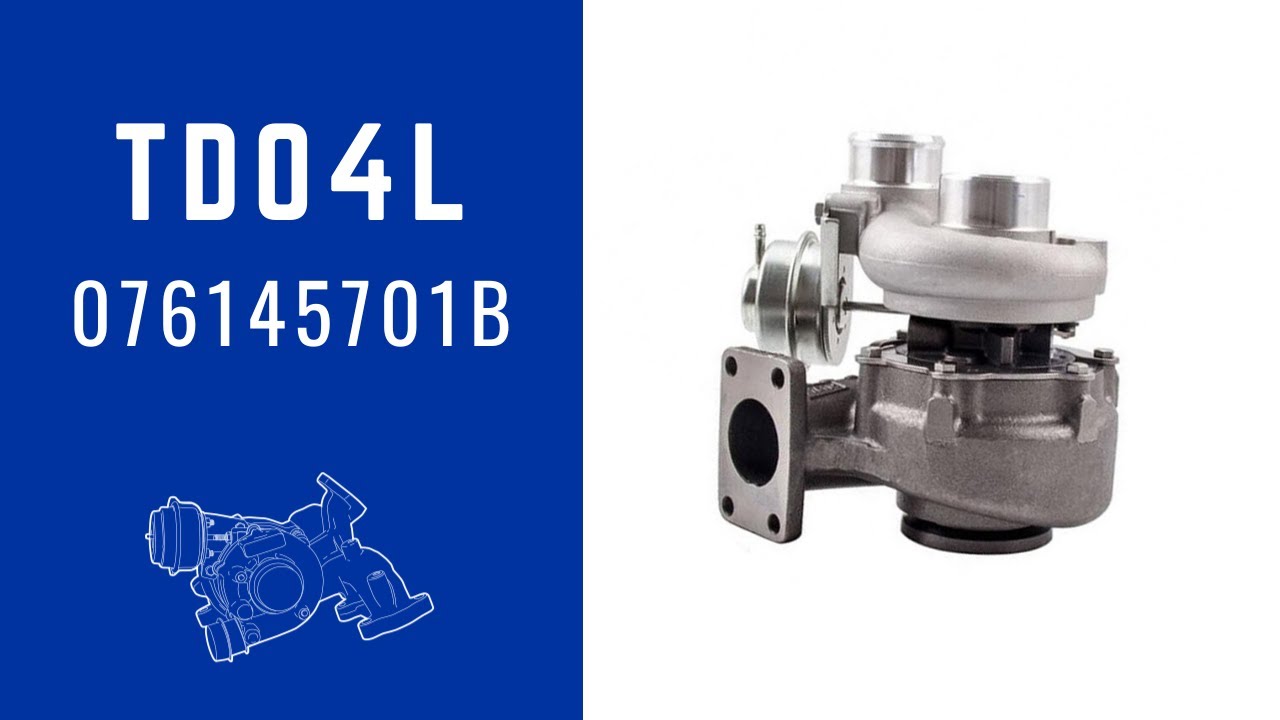 TD04L 076145701B Turbocharger For Volkswagen Crafter 2.5 TDI - YouTube
