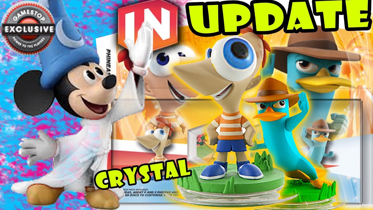 Disney Infinity: Phineas & Agent P Toy Box + Crystal Mickey Update ...