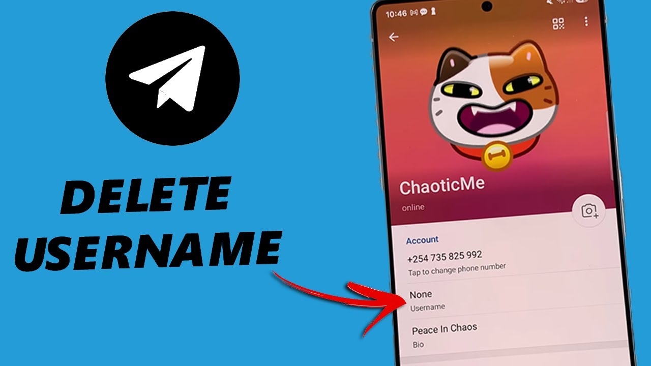 How To Remove (Delete) Username In Telegram - YouTube