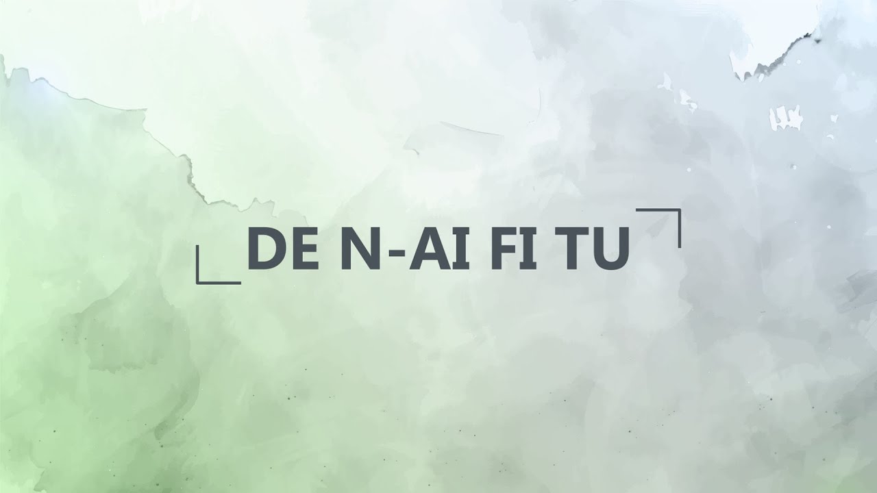De n-ai fi Tu (Lyric Video) | N. Moldoveanu, T. Dorz | Corul și ...