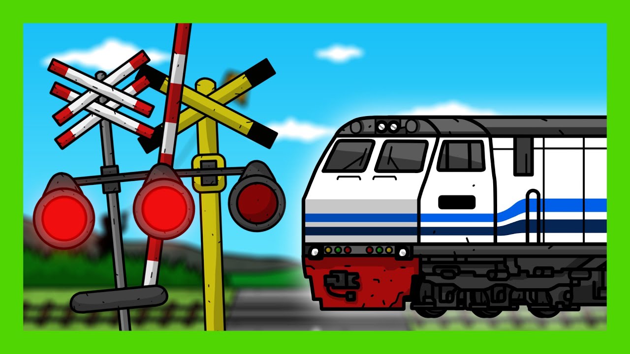 Railroad Crossing Animation in The Village - YouTube