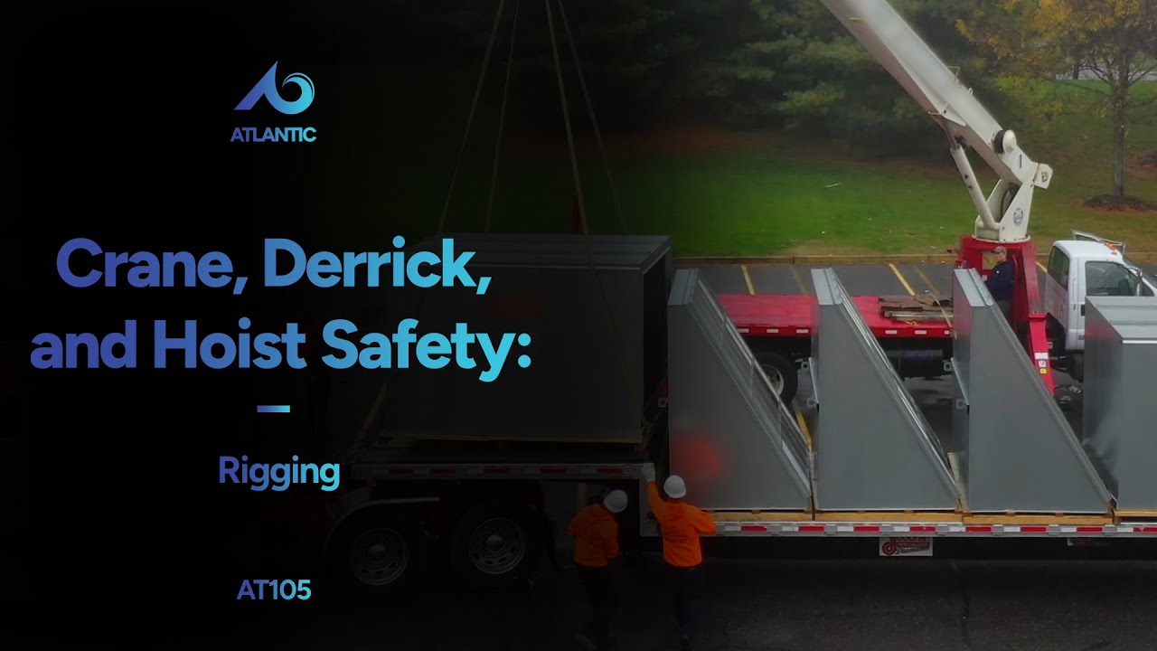 Crane, Derrick, and Hoist Safety: Rigging Training Course - YouTube