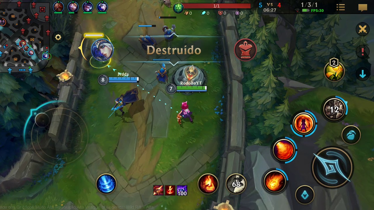 League of legends wild Rift jogando com minha personagem favorita Annie ...