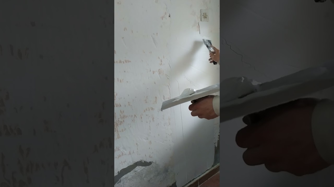 Gletovanje zida(renoviranje) kuce - YouTube