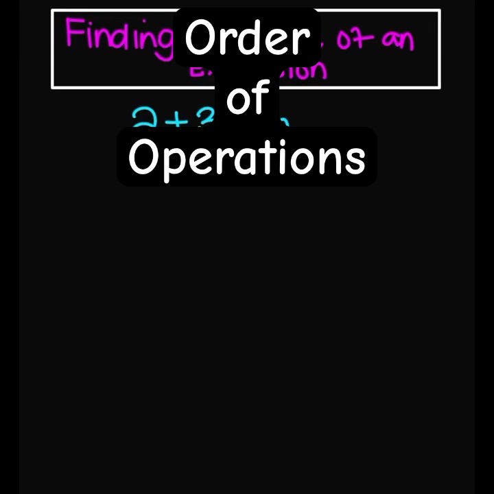 Order of Operations #1 (find the value) | quick notes to remember - YouTube