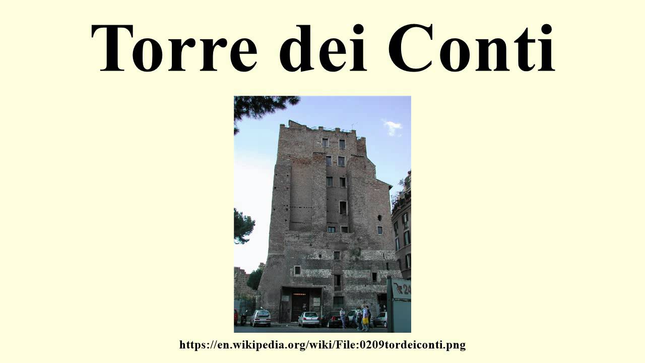 Torre dei Conti - YouTube