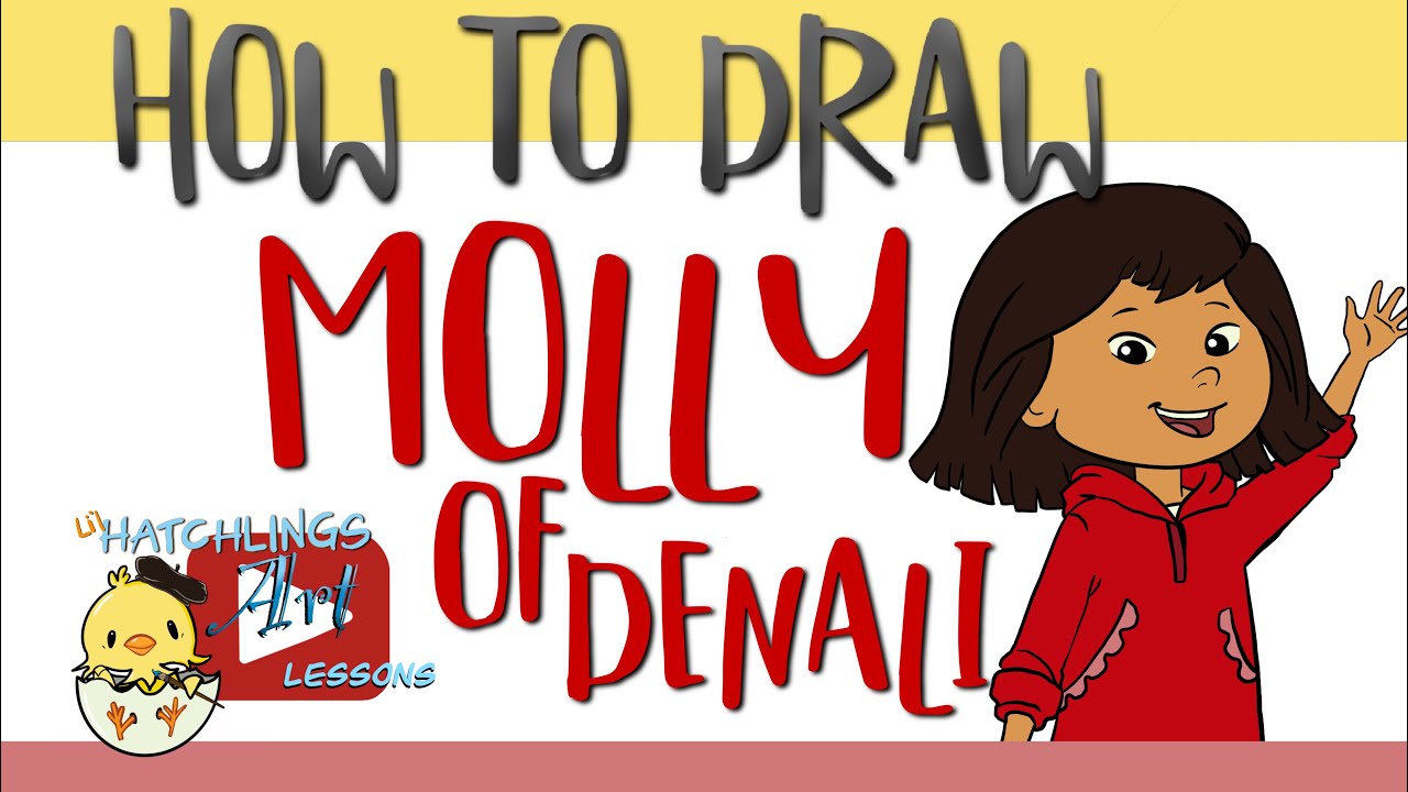 How to Draw Molly of Denali - Little Hatchlings Art Lessons - YouTube