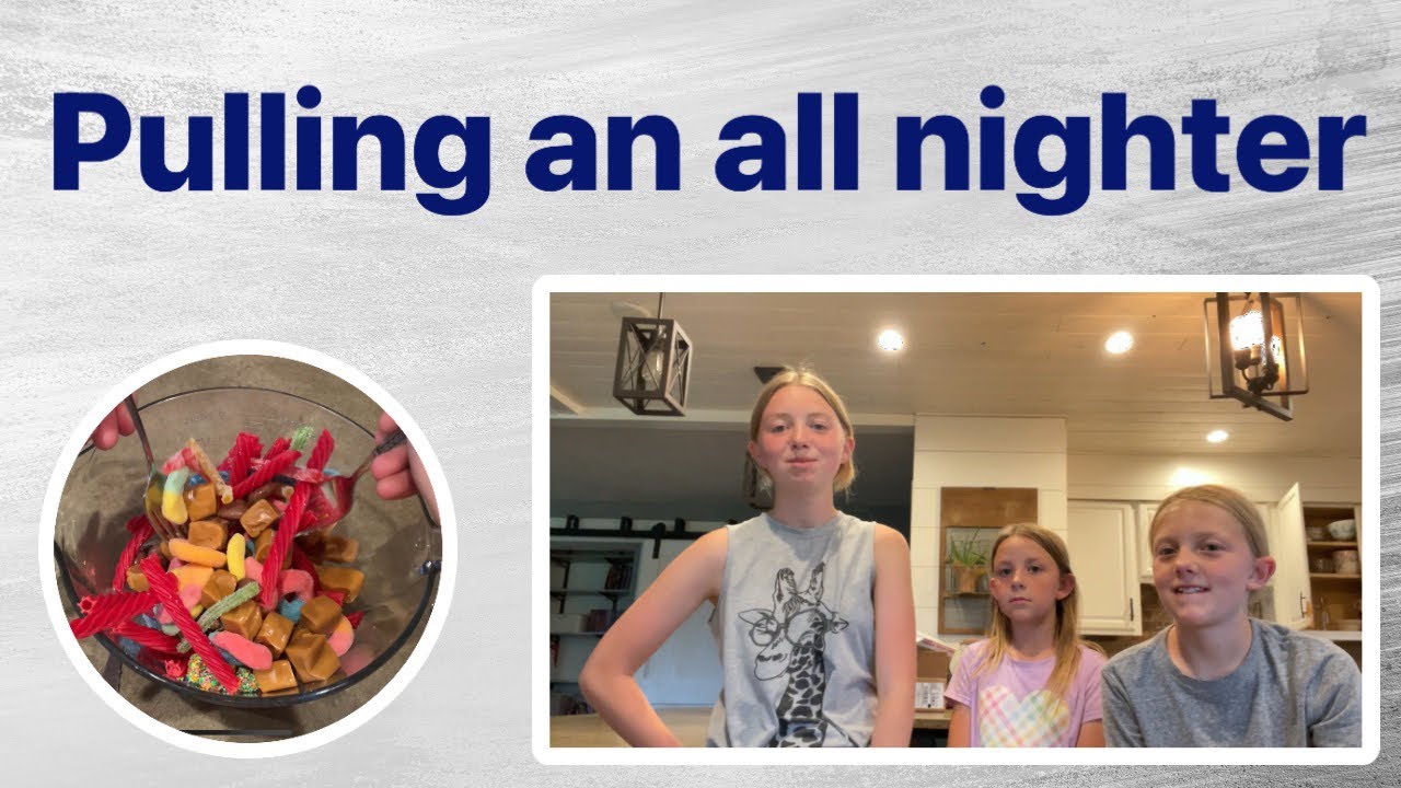 Pulling an all nighter. - YouTube
