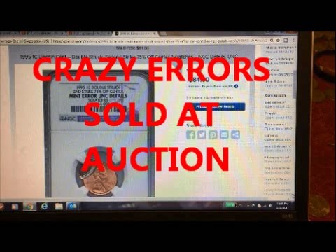 ERROR COINS SOLD AT AUCTION CRAZY COOL ERRORS - YouTube