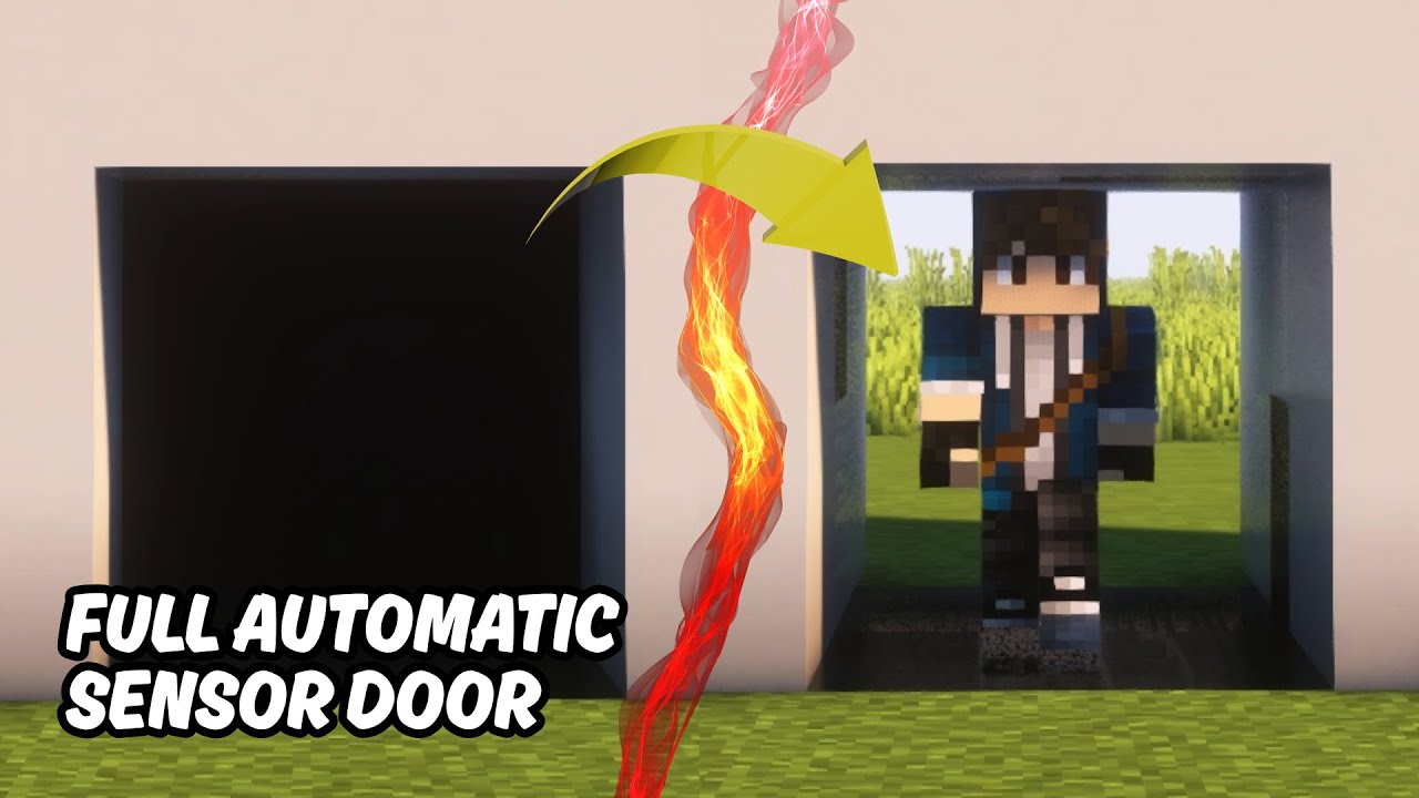 Full Automatic Sensor Door (Tutorial) | Minecraft | 1.21.1+ #minecraft #minecrafttutorial - YouTube