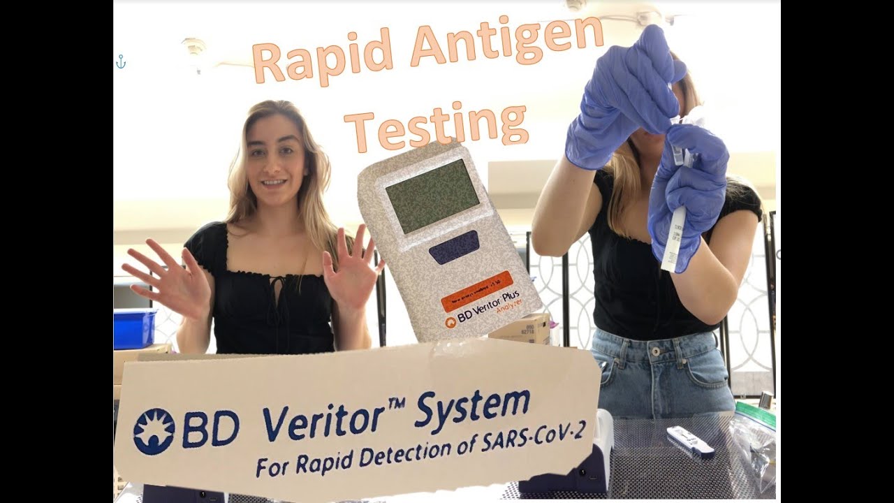 Rapid Antigen Testing: BD Veritor self test tutorial - YouTube