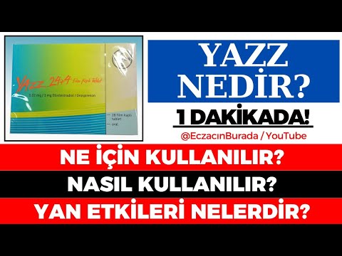 Yazz Tablet Nedir, Ne İçin Kullanılır, Nasıl Kullanılır, Yan Etkileri ...