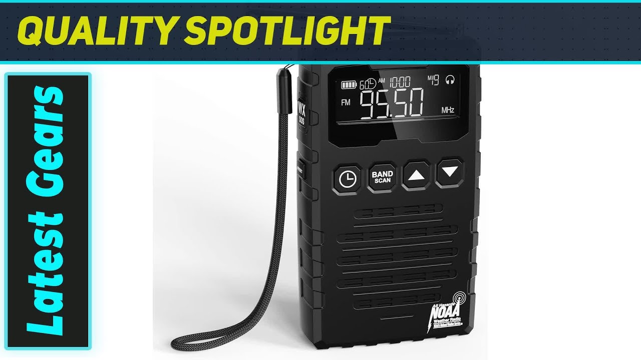 Mesqool NOAA Weather Radio: The Best Portable Emergency Radio! - YouTube