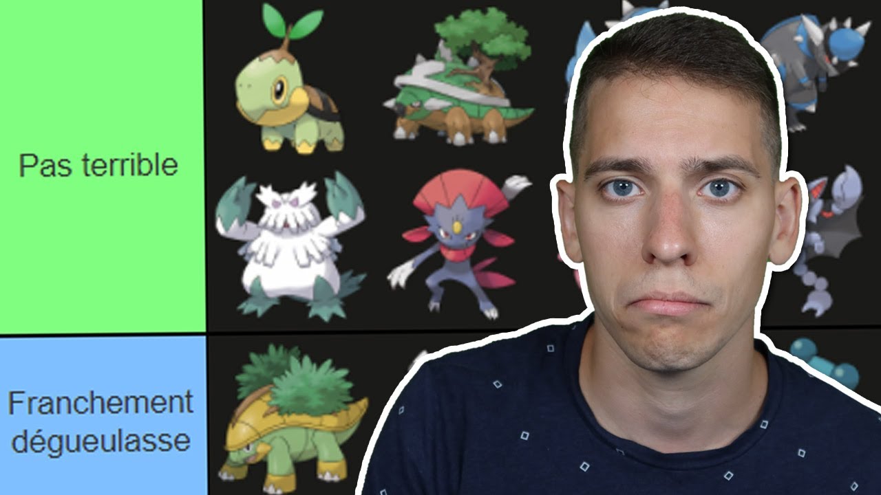 Ma TIER LIST des POKÉMON de la 4G - Pokémon Diamant & Perle - YouTube