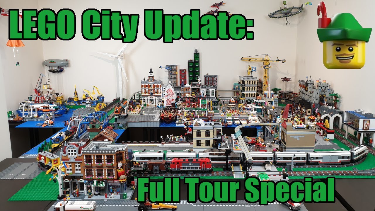 LEGO City Update - 150th Video Special - Full Tour 🚆🚊🚇🏹 - YouTube