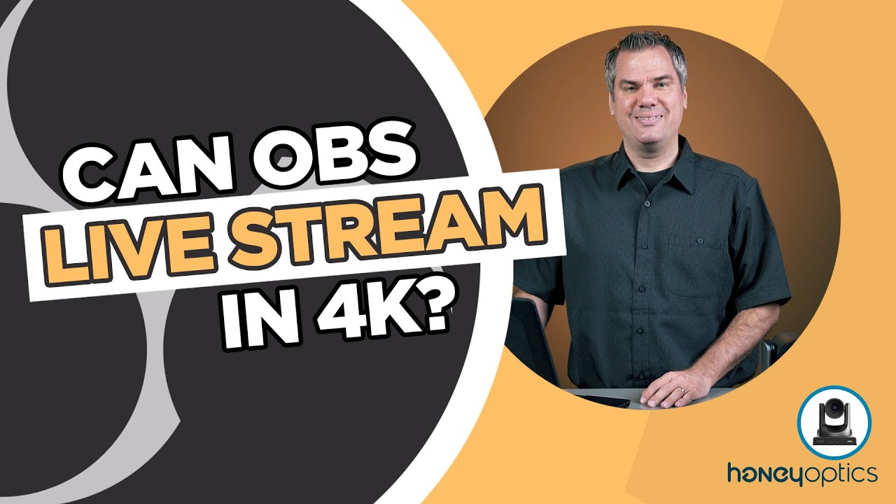 How to Live Stream 4K Video in OBS - Tutorial - YouTube