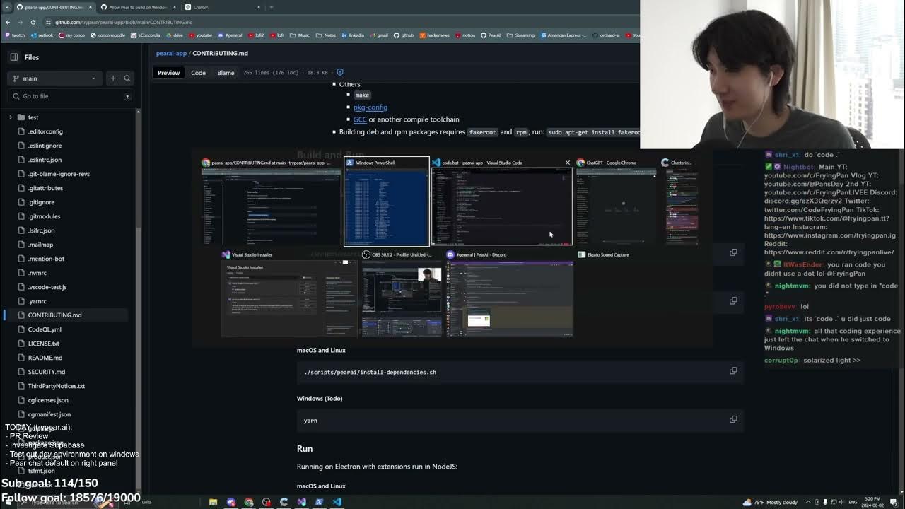 My New Open Source Startup: PearAI - !pearai !yt - Today we try to make it run on Windows - YouTube
