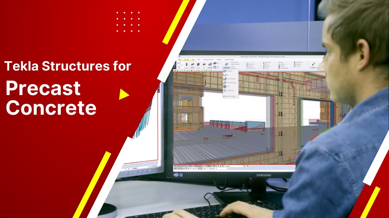 Webinar Tekla Structures cho Precast concrete - YouTube