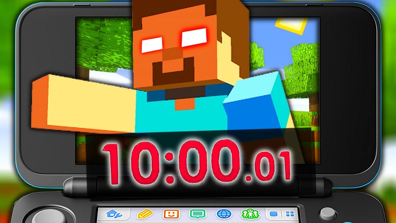 Faire un SPEEDRUN de MINECRAFT, mais sur 3DS ! - YouTube