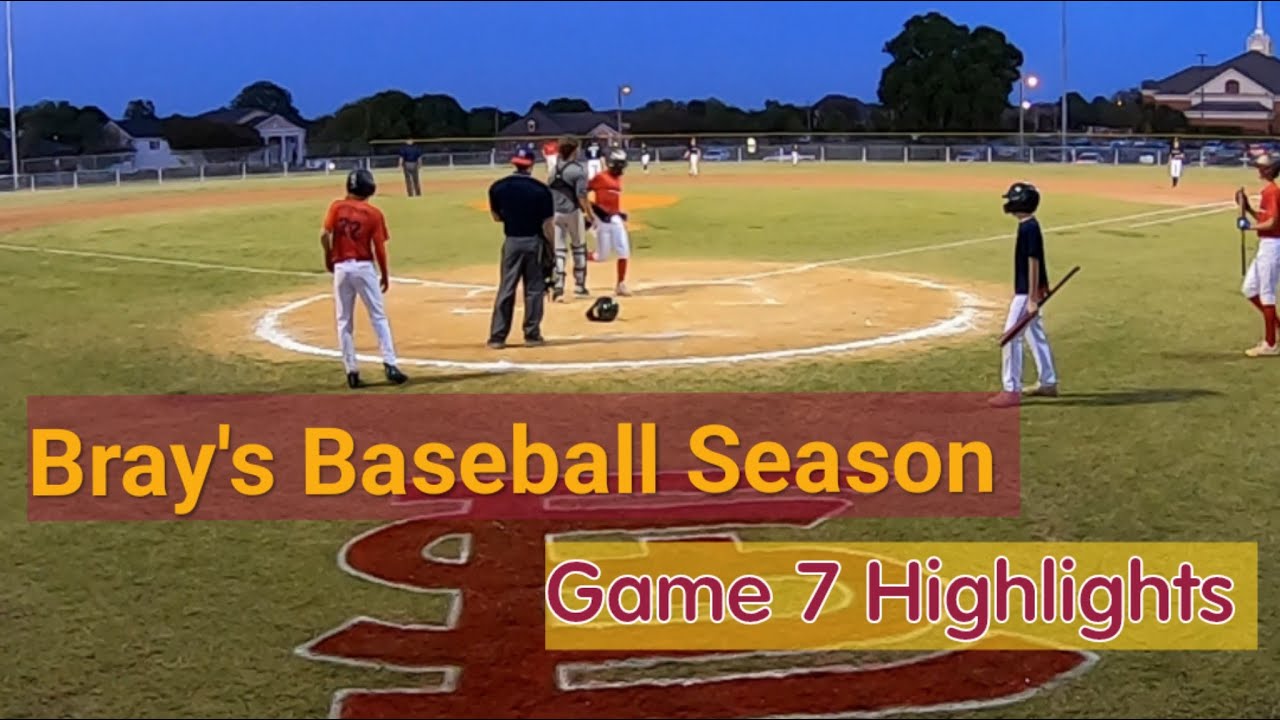 Base running like a pro at 14 // Bray's Baseball Season // GAME 7 # ...