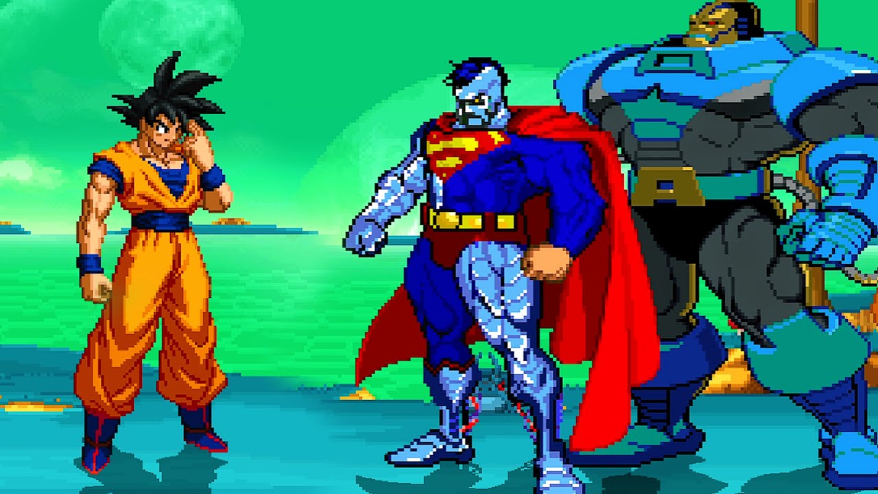 Goku Vs. Cyborg Superman - Metalloid - YouTube