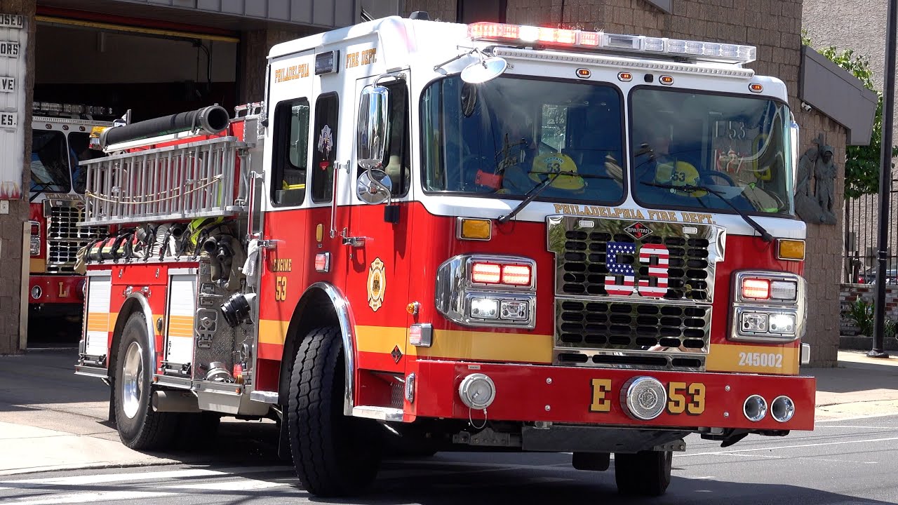 Philadelphia Fire Department *NEW* Engine 53 Responding - YouTube