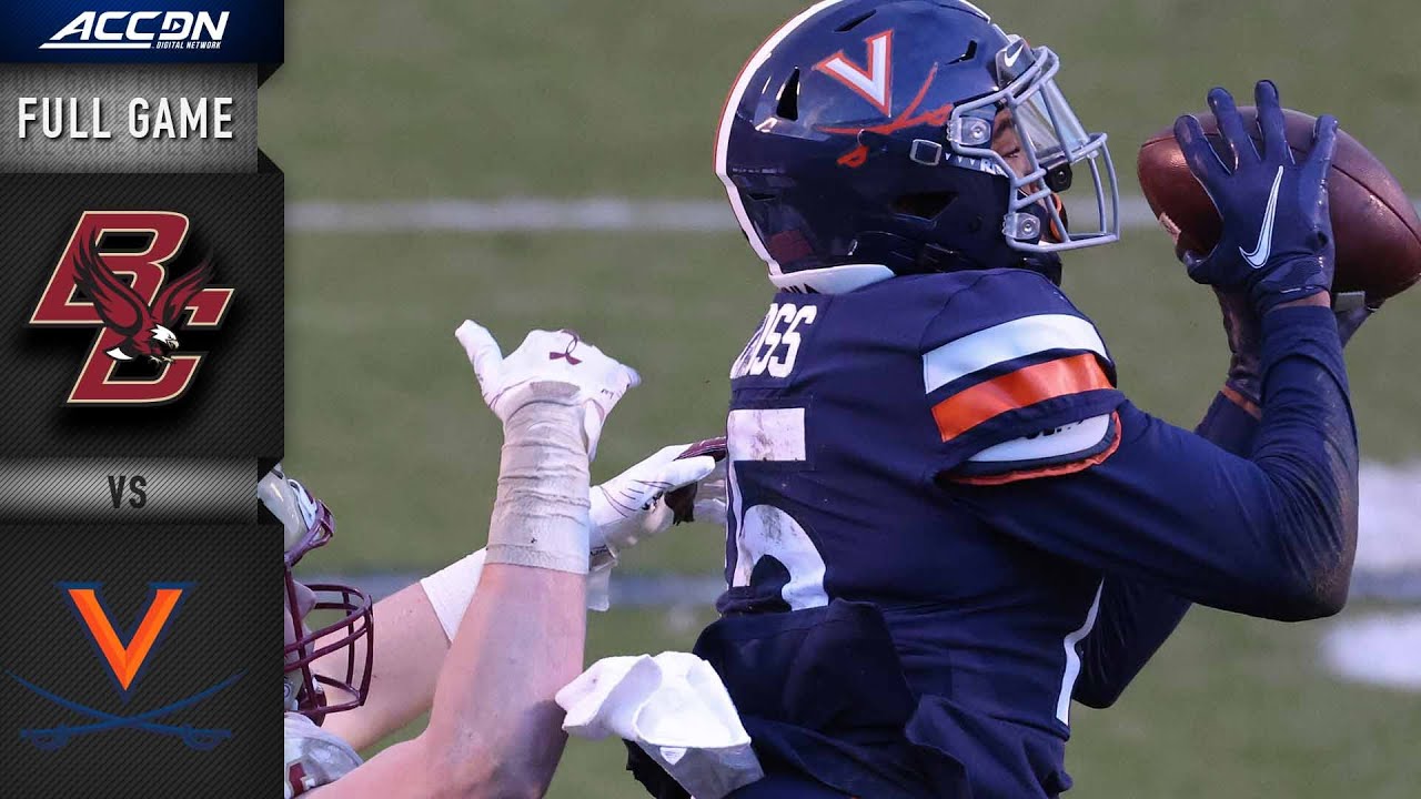 Boston College vs. Virginia Full Game Replay | 2020 ACC Football - YouTube