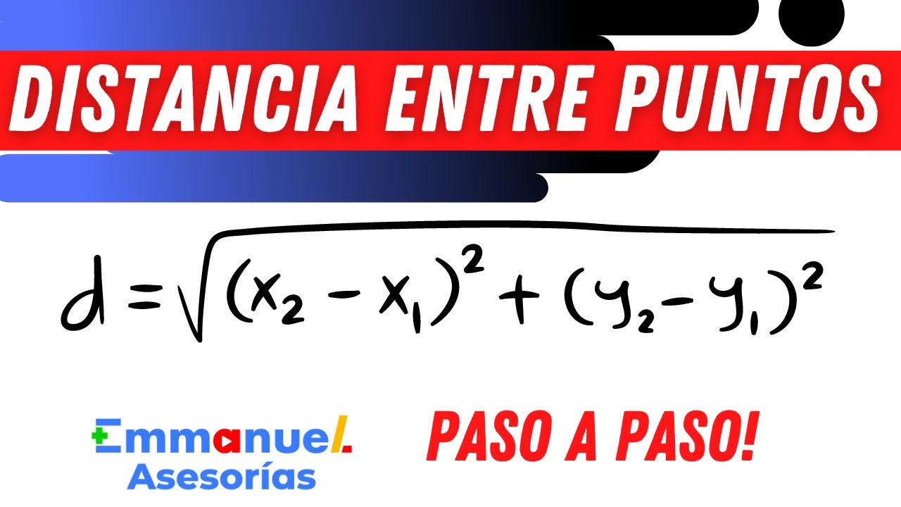 GEOMETRÍA ANALÍTICA. Hallar la Distancia entre 2 Puntos (muchos ...