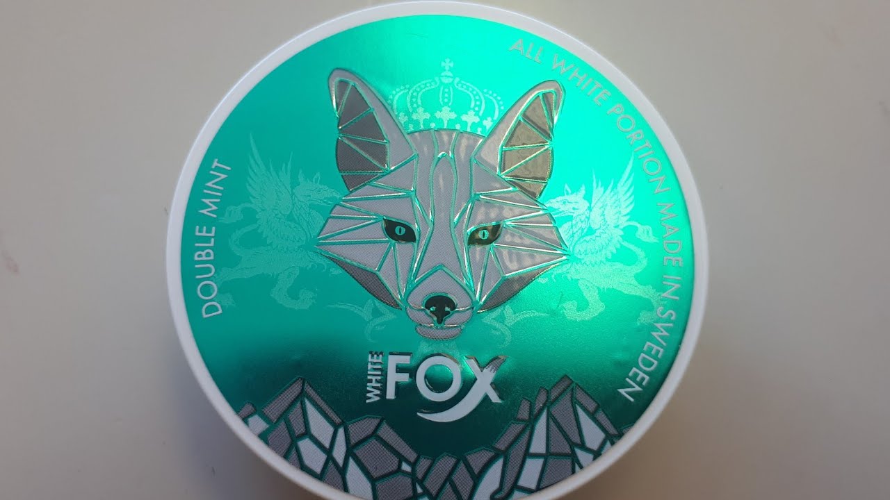 WHITE FOX SNUS DOUBLE MINT 16MG NICOTINE SALT DIP REVIEW FROM ...