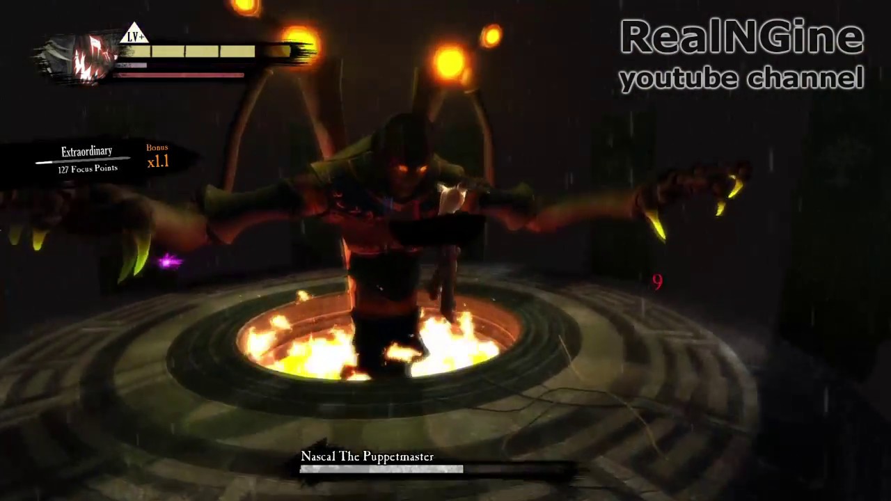 Battle with Nascal the Puppetmaster - Anima Gate of Memories PS4 - YouTube