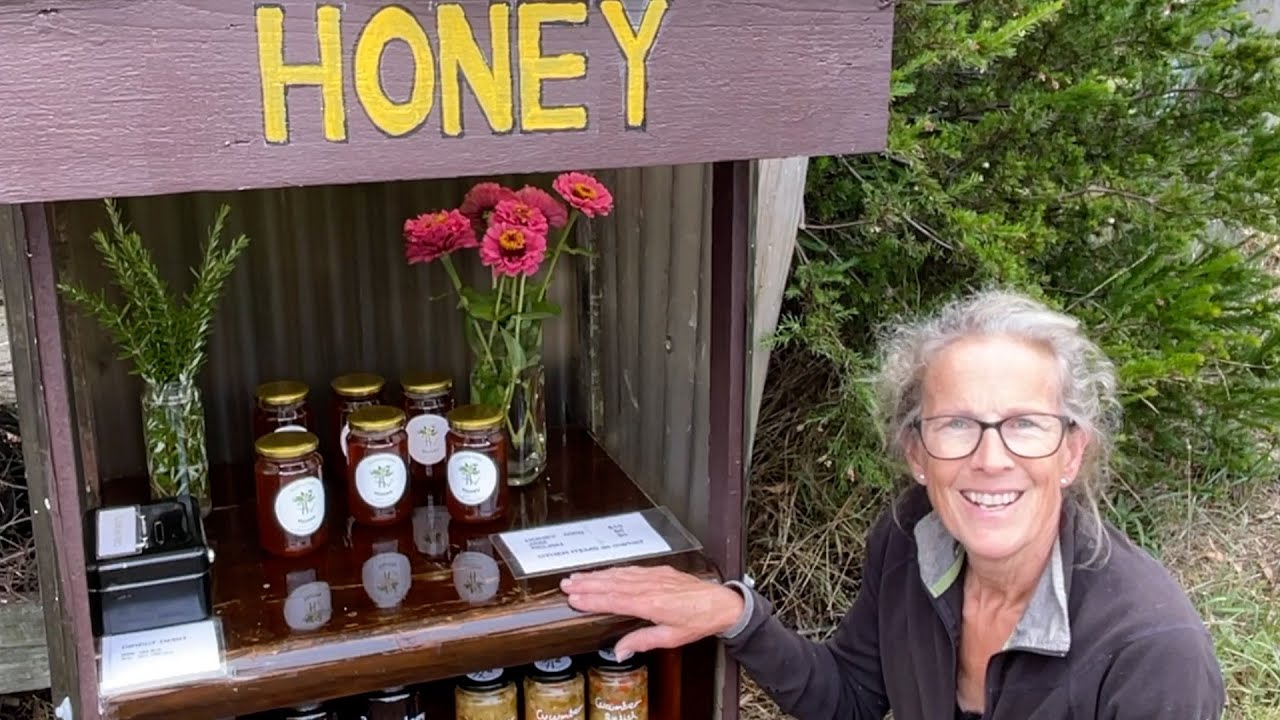 My New Honey Stand is Open for Business!! | Permaculture Farm - YouTube