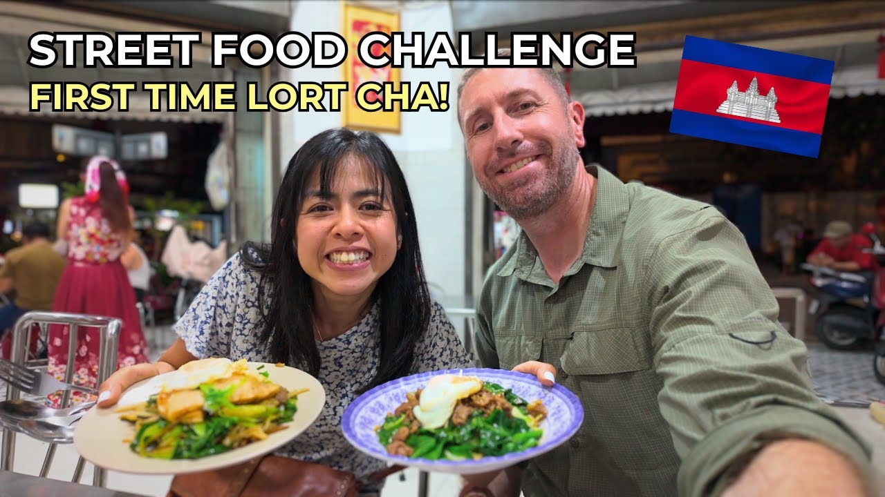 1st Time Eating Lort Cha Cambodia 🇰🇭 - YouTube
