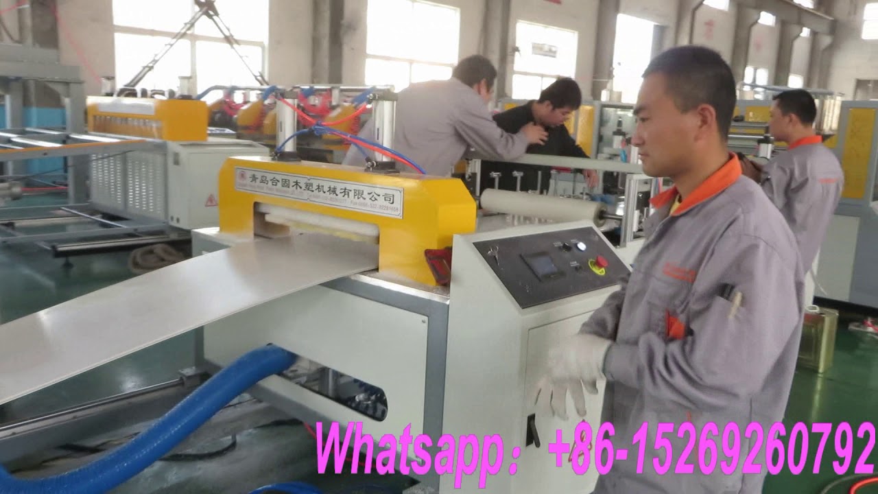Online stamping PVC ceiling panel making machine Professional factory ...