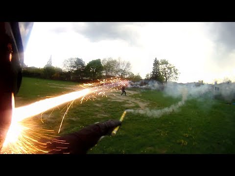 EPIC FIREWORK FIGHT! (Headshots and more) - YouTube