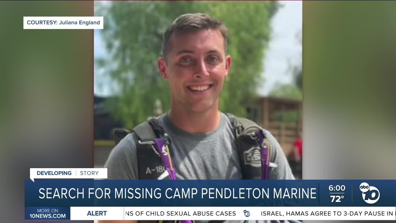 Search for missing Camp Pendleton marine - YouTube