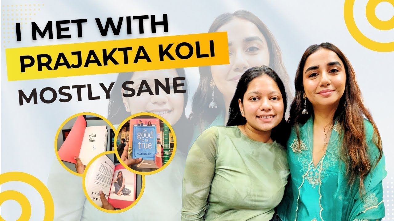 I Met Prajakta Koli (MostlySane) 😍 | Dream Come True | Content with Baniya - YouTube