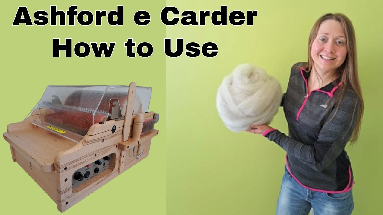 How to use the Ashford e Carder - YouTube