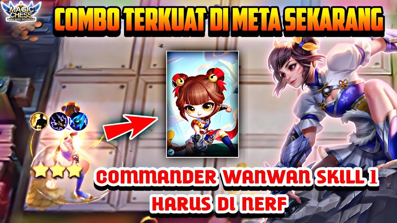 HYPER WANWAN 💠 COMMANDER WANWAN SKILL 1 DAMAGE SAKIT PARAH GAK ADA ...