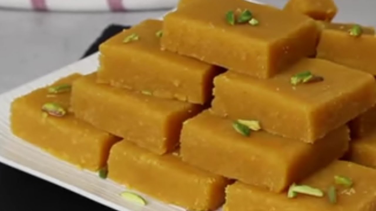 ছোলার ডালের হালুয়া ৷ বরফি | Cholar Daler Halua/ Burfi Recipe/Buter ...