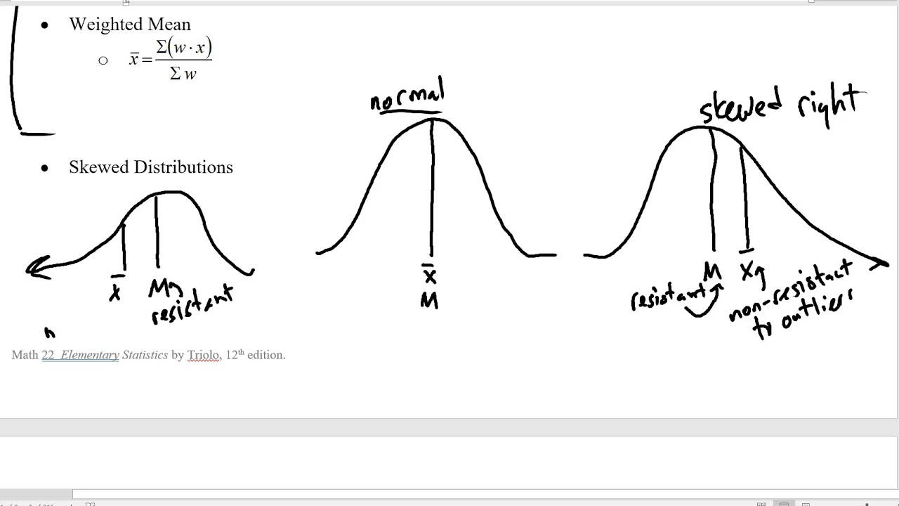 P122 3 2 Measures of Center and St Dev intro - YouTube