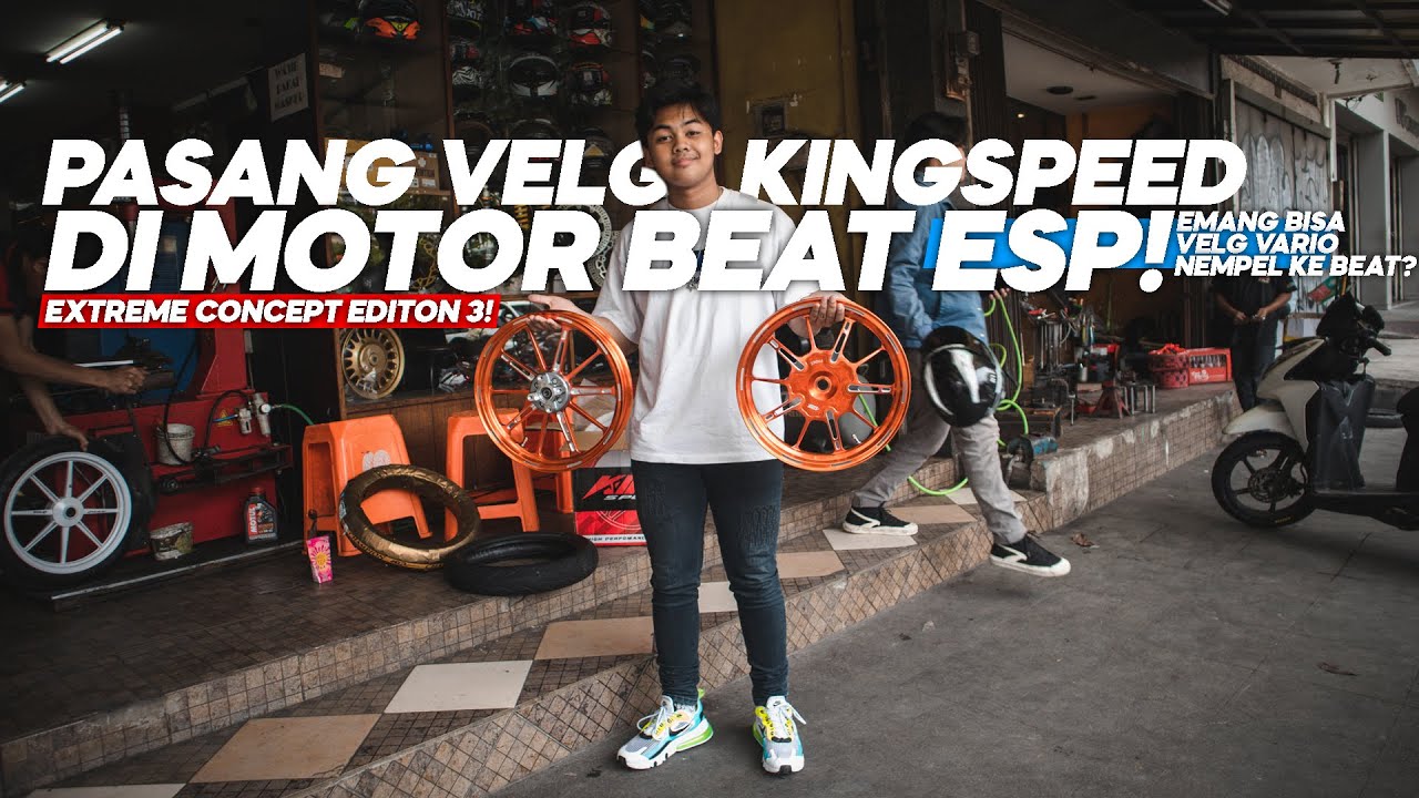 TUTORIAL PASANG VELG KING SPEED VARIO DI MOTOR BEAT ESP HASILNYA ...